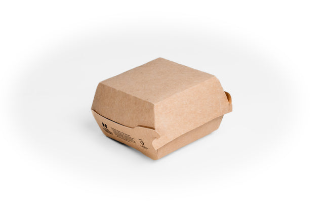 Notpla Burger Box Clamshell 5" – Uber Eats | Packaging Store